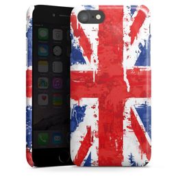 DeinDesign iPhone SE (2022) Handy Premium Case Smartphone Handyh&uuml;lle Schutzh&uuml;lle gl&auml;nzend England Union Jack Flag Premium Case