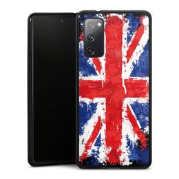 DeinDesign Galaxy S20 FE Handy Silikon H&uuml;lle Case schwarz Handyh&uuml;lle England Union Jack Flag