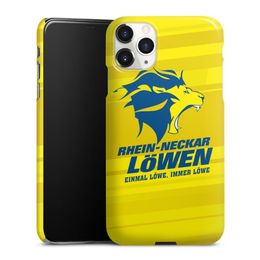 DeinDesign iPhone 11 Pro Max Handy Premium Case Smartphone Handyh&uuml;lle Schutzh&uuml;lle gl&auml;nzend Rhein-Neckar-L&ouml;wen Official Licensed Product Rnl Premium Case