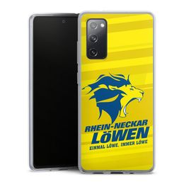 DeinDesign Galaxy S20 FE 5G Handy Silikon H&uuml;lle Case transparent Handyh&uuml;lle Rhein-Neckar-L&ouml;wen Official Licensed Product Rnl Silikon Case