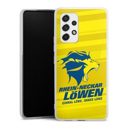 DeinDesign Galaxy A53 5G Handy Silikon H&uuml;lle Case transparent Handyh&uuml;lle Rhein-Neckar-L&ouml;wen Official Licensed Product Rnl Silikon Case