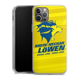 DeinDesign iPhone 12 Pro Max Handy Silikon H&uuml;lle Case transparent Handyh&uuml;lle Official Licensed Product Rhein-Neckar-L&ouml;wen Rnl Silikon Case