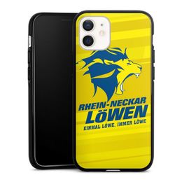 DeinDesign iPhone 12 mini Handy Silikon H&uuml;lle Case schwarz Handyh&uuml;lle Official Licensed Product Rhein-Neckar-L&ouml;wen Rnl