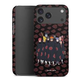 DeinDesign iPhone 17 Pro Max Handy Premium Case Smartphone Handyh&uuml;lle Schutzh&uuml;lle matt Akatsuki Naruto Shippuden Official Licensed Product Premium Case