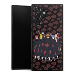 DeinDesign Galaxy S22 Ultra Handy Silikon H&uuml;lle Case schwarz Handyh&uuml;lle Akatsuki Naruto Shippuden Official Licensed Product