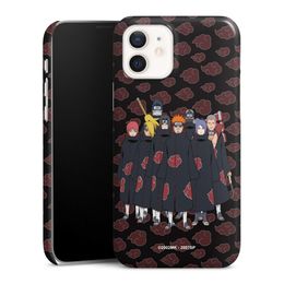 DeinDesign iPhone 12 Handy Premium Case Smartphone Handyh&uuml;lle Schutzh&uuml;lle gl&auml;nzend Akatsuki Naruto Shippuden Official Licensed Product Premium Case