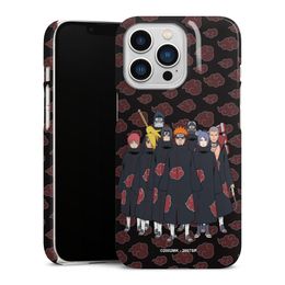 DeinDesign iPhone 13 Pro Handy Premium Case Smartphone Handyh&uuml;lle Schutzh&uuml;lle gl&auml;nzend Akatsuki Naruto Shippuden Official Licensed Product Premium Case