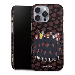 DeinDesign iPhone 16 Pro Max Handy Premium Case Smartphone Handyh&uuml;lle Schutzh&uuml;lle gl&auml;nzend Akatsuki Naruto Shippuden Official Licensed Product Premium Case