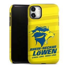 DeinDesign iPhone 11 Handy Panzer Handyh&uuml;lle robuste Outdoor H&uuml;lle Schutzh&uuml;lle matt Rnl Official Licensed Product Rhein-Neckar-L&ouml;wen Tough Case