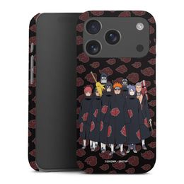 DeinDesign iPhone 17 Pro Handy Premium Case Smartphone Handyh&uuml;lle Schutzh&uuml;lle gl&auml;nzend Akatsuki Naruto Shippuden Official Licensed Product Premium Case