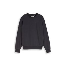 Tom Tailor Jungen Oversize Sweatshirt mit R&uuml;ckenprint, grau, Uni, Gr. 164