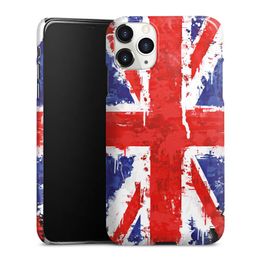 DeinDesign iPhone 11 Pro Max Handy Premium Case Smartphone Handyh&uuml;lle Schutzh&uuml;lle gl&auml;nzend Union Jack England Flag Premium Case