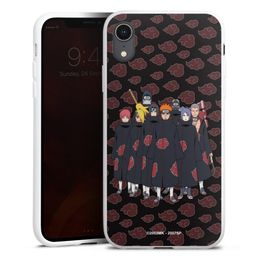 DeinDesign iPhone Xr Handy Silikon H&uuml;lle Case wei&szlig; Handyh&uuml;lle Akatsuki Naruto Shippuden Official Licensed Product Silikon Case