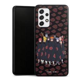 DeinDesign Galaxy A53 5G Handy Silikon H&uuml;lle Case schwarz Handyh&uuml;lle Official Licensed Product Akatsuki Naruto Shippuden