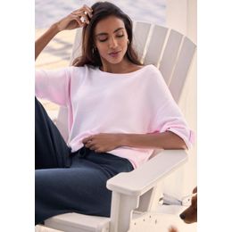 ELBSAND Damen 3/4-Arm-Shirt, rosa, Gr&ouml;&szlig;e 32/34