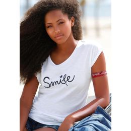 Beach Time Beachtime Damen T-Shirt, wei&szlig;, Gr&ouml;&szlig;e 40/42