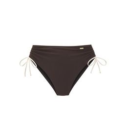 Copenhagen Studios Bikini-Hose 'Emma' chocolate Gr. 44. Mit Kontrastbes&auml;tze. Nachhaltig.