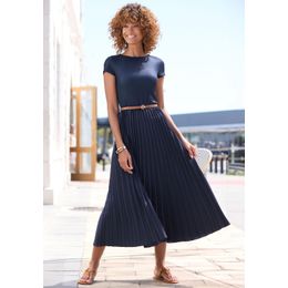 Lascana Damen Midikleid, navy, Gr&ouml;&szlig;e 44