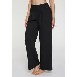 Lascana Damen Schlupfhose, schwarz uni, Gr&ouml;&szlig;e 32/34
