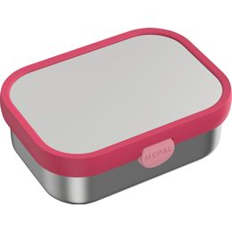 Mepal Campus Brotdose Edelstahl mit Bento-Einsatz und Gabel 750 ml Cool pink - Lebensmittelbeh&auml;lter / Vorratsdosen