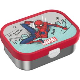Mepal Campus Brotdose Edelstahl mit Bento-Einsatz und Gabel 750 ml Spiderman - Lebensmittelbeh&auml;lter / Vorratsdosen