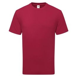Fruit of the Loom - T-Shirt f&uuml;r Herren/Damen Unisex (Cranberry)