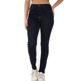 Damen Magic Shaping High Waisted Skinny Fit Jeans in Indigoblau