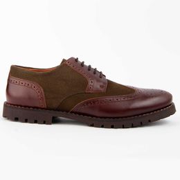 Purapiel Oxford-Schuh Herac Gr&uuml;n