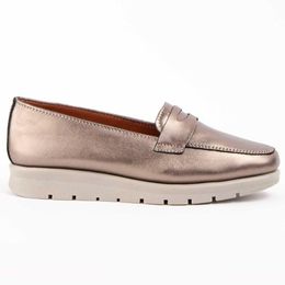 Purapiel Mokassin Meilis Bronze