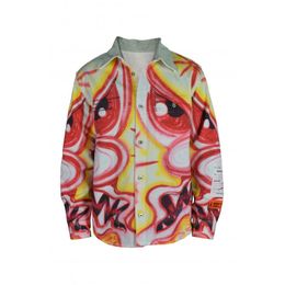 Heron Preston Mehrfarbige Jeansjacke Multi-Schieber
