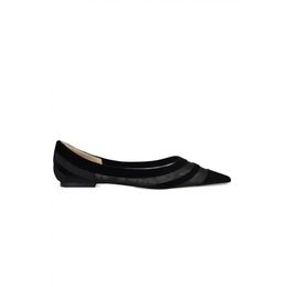 Jimmy Choo Ballerinas Love Schwarz