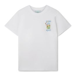 Casablanca Wei&szlig; Le Jeu Colore T-Shirt