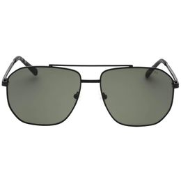 Guess gr&uuml;ne Linse matte schwarze Sonnenbrille