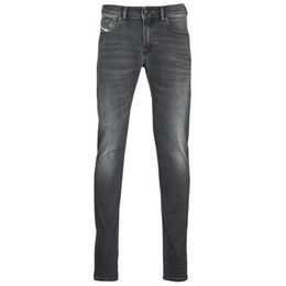 Diesel 1979 Sleenker Jeans aus verblasstem Denim in Dunkelgrau