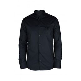 Philipp Plein Diamond Cut LS Skull hemd Schwarz