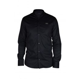Philipp Plein Diamond Cut LS Iconic Hemd Schwarz