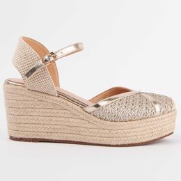 Montevita Espadrille Mit Keilabsatz Balenci9 Gold