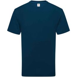Fruit of the Loom - T-Shirt f&uuml;r Herren/Damen Unisex (Bergblau)