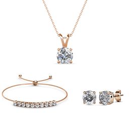 Crystal Mia Sets &ndash; Ros&eacute;gold und Kristall