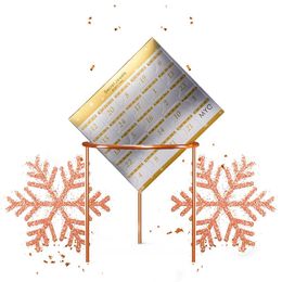 Adventskalender 24 &Uuml;berraschungsjuwelen - Ros&eacute;gold und Kristall