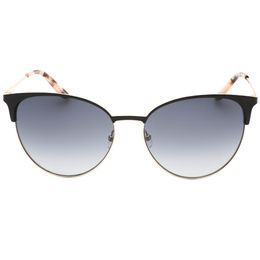 Juicy Couture Dunkelgraue SF-Linsen-Sonnenbrille in Mattschwarz