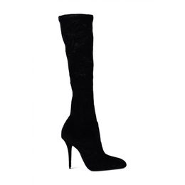 SAINT LAURENT Talia Stiefel Schwarz