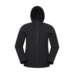 Mountain Warehouse - "Retreat" Softshelljacke Packable f&uuml;r Herren (Schwarz)