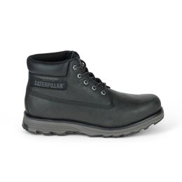 Caterpillar Herren Founder Ankle Boots aus schwarzem Leder f&uuml;r den Alltag