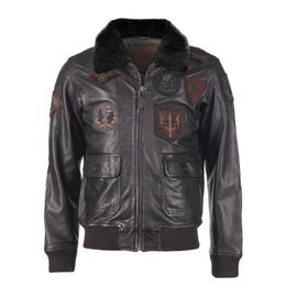 Top Gun Lederjacke TGJ1001