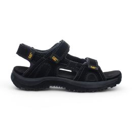 Caterpillar Giles Trekkingsandalen aus schwarzem Leder f&uuml;r Herren