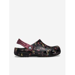 Crocs M&auml;dchen Classic Ditsy Floral Clog in Schwarz