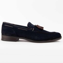 Purapiel Mokassin Moretto2 Blau