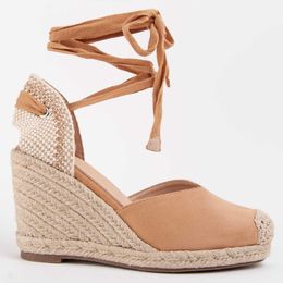 Montevita Espadrille Mit Keilabsatz Balenci8 Braun
