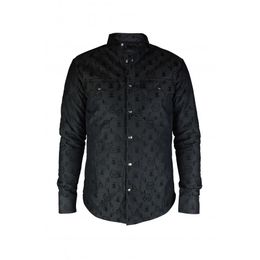 Philipp Plein Hemd LS Monogramm Schwarz